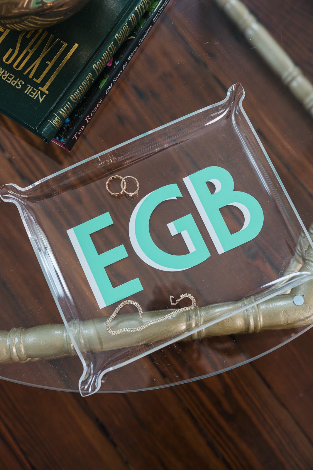 Custom Acrylic Tray - Personalized Serving Tray - Sprinkled With Pink