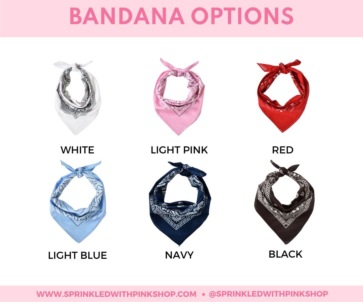 Light Pink Bandana