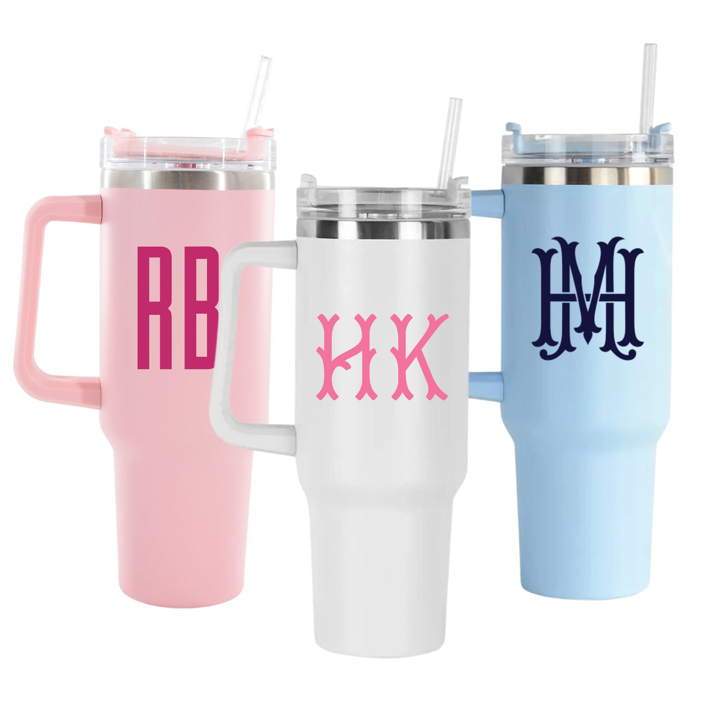 Personalized Tumblers - Sprinkled With Pink